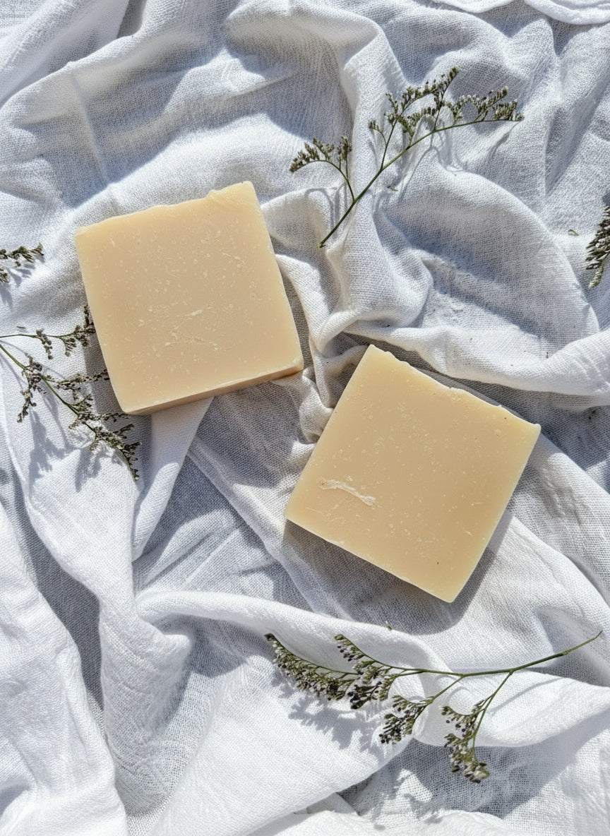 Raw Milk & Tallow Soap | Natural Body Soap for Sensitive Skin | 2-Bar ...